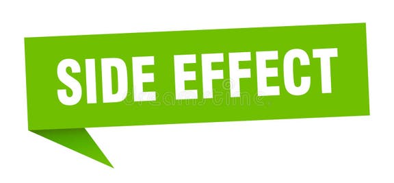 Side Effect Banner. Side Effect Speech Bubble Stock Vector ...