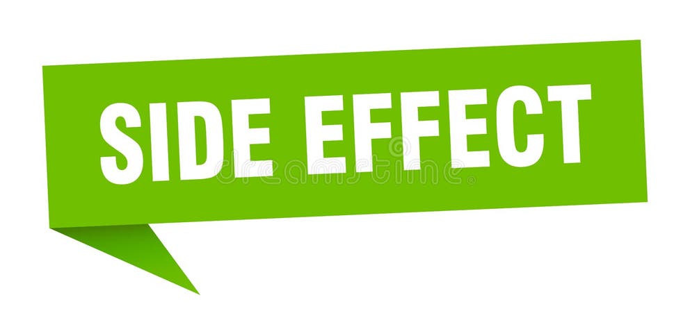 Side Effect Banner. Side Effect Speech Bubble Stock Vector ...