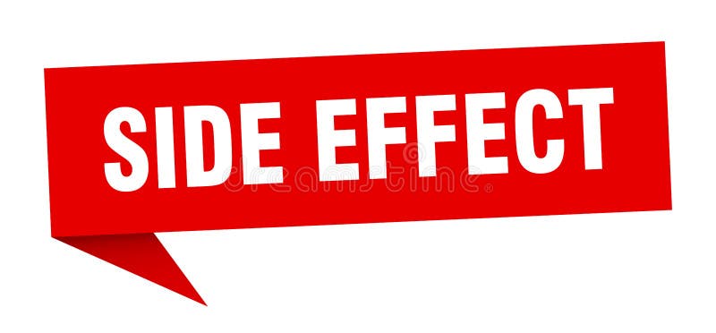 Side Effect Banner. Side Effect Speech Bubble Stock Vector ...