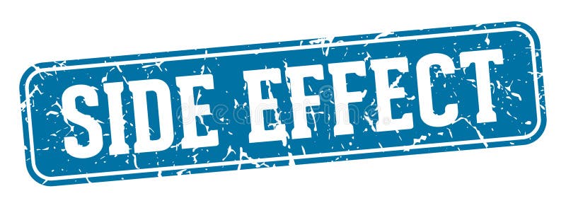 Side Effect Rectangular Sign. Side Effect Stamp Stock Vector ...