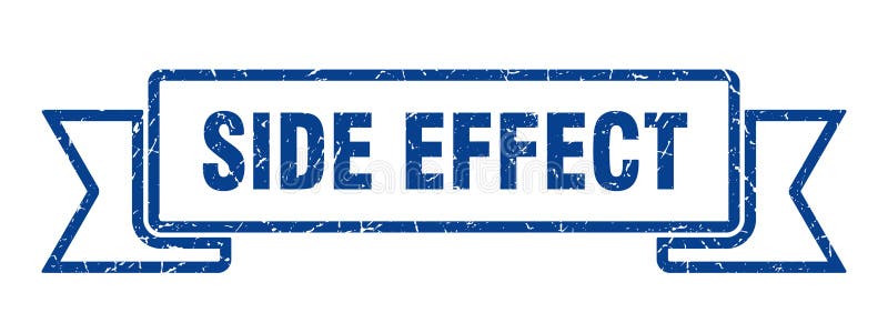 Side Effect Round Ribbon Isolated Label. Side Effect Sign Stock Vector ...