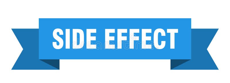 Side Effect Ribbon. Side Effect Isolated Band Sign Stock Vector ...