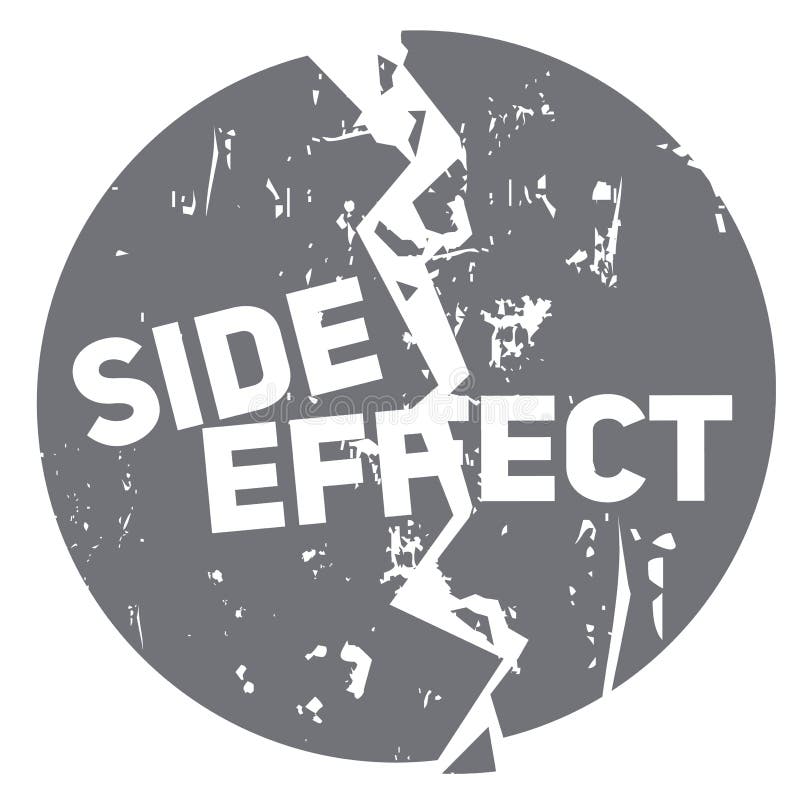 Side Effect rubber stamp stock vector. Illustration of adverse - 92075070