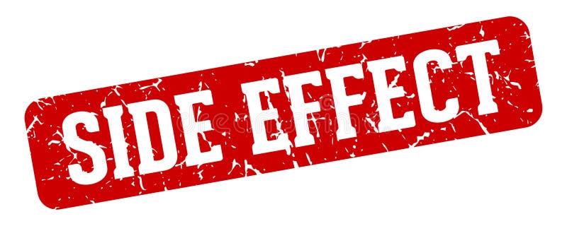 Side Effect Rectangular Sign. Side Effect Stamp Stock Vector ...