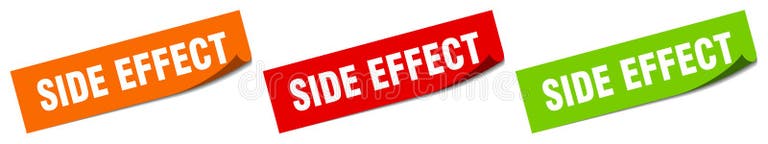 Side Effect Sticker. Side Effect Square Isolated Sign Stock Vector ...