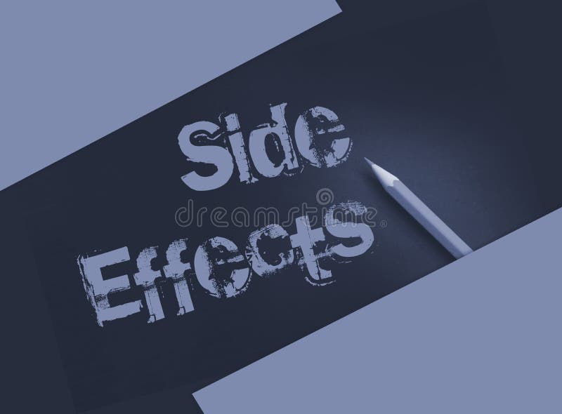 Side Effect Words and Yellow Pencil. Healthcare Concept Stock Photo ...