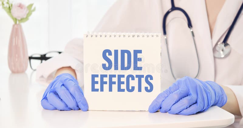 Side Effects - Medical Doctor Shows Information Stock Photo - Image of ...