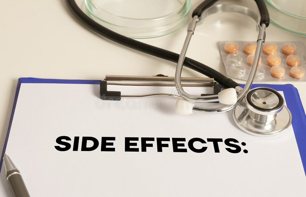 Side Effects are Shown Using the Text Stock Image - Image of ...