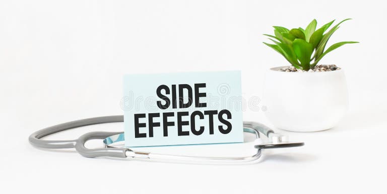 Side Effects Word on Notebook,stethoscope and Green Plant Stock Image ...