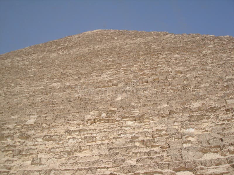 Side of Egyptian pyramid stock image. Image of outdoor - 927529