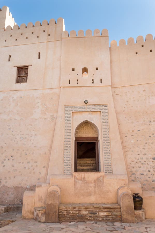 Side Entrance into Desert Fortress Stock Image - Image of positions ...