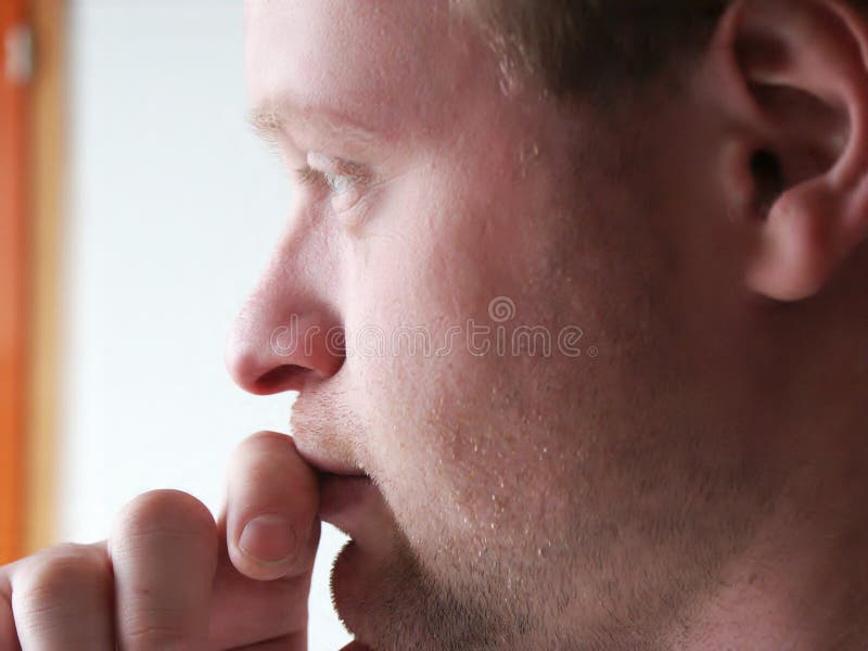 Side face stock photo. Image of thoughtful, casual, looking - 3132120