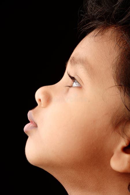 Side face profile stock photo. Image of indian, childhood - 14936248