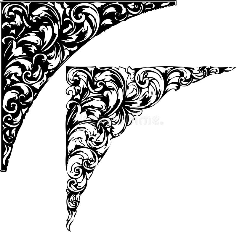 Side frame stock illustration. Illustration of classical - 8969524