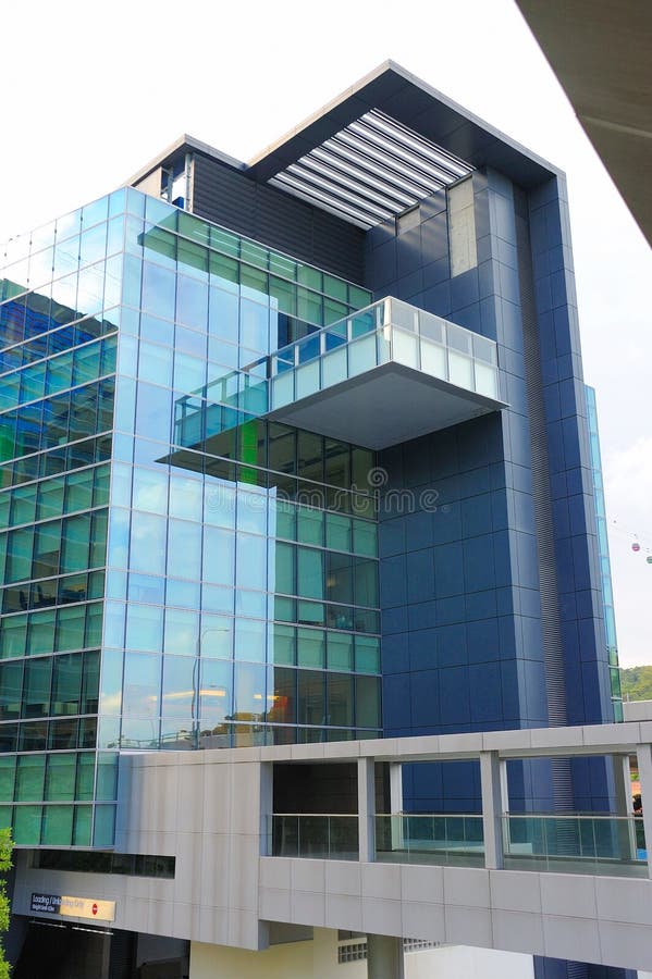 Side of Glass Building stock image. Image of side, bridge - 7004429