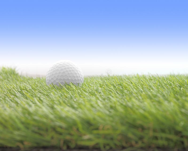 Side Golf Left on Green Grass Field Stock Photo - Image of sport ...