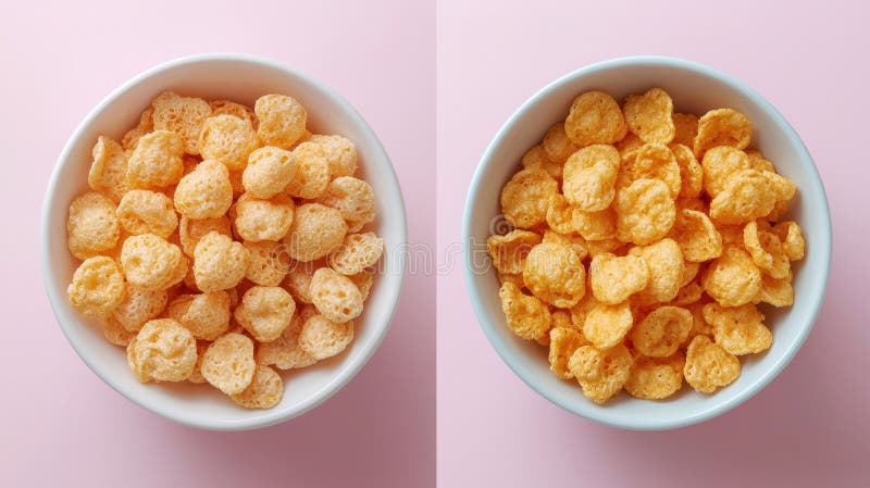 Side Side Historical Comparison of Cereal Boxes Showcasing Changes in ...