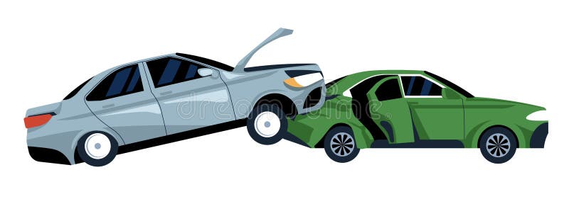 Side Impact Collision Stock Illustrations – 338 Side Impact Collision ...