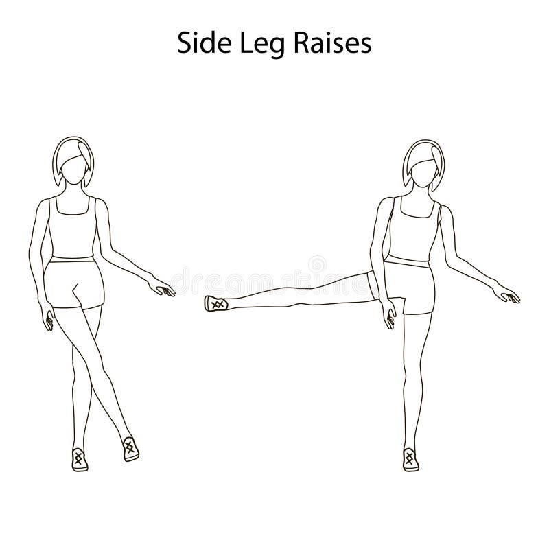 Leg Raises Stock Illustrations – 135 Leg Raises Stock Illustrations ...
