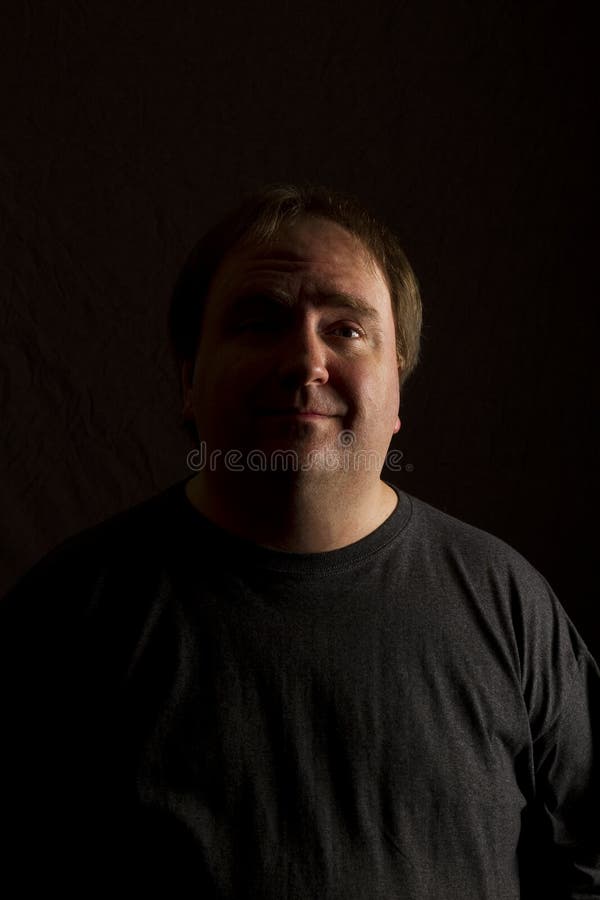 Side-lit Man stock photo. Image of adult, white, portrait - 19463382