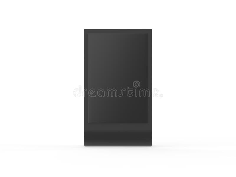 Side Loading Slide in Metal Frame Table Top Counter Mockup Stock Image ...