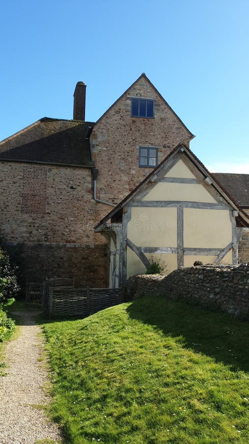 A Very Old Castle Dwelling stock image. Image of side - 275332627