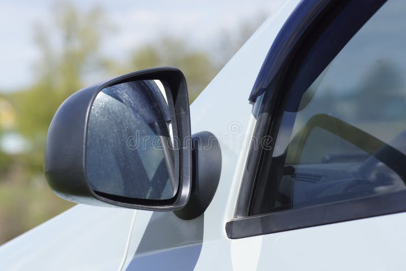 Side Mirror. Part of the Car Stock Photo - Image of close, curves: 93340036