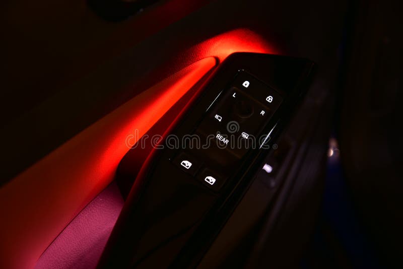 Side Mirror Switch Control, Window Button, and Central Locking Button ...