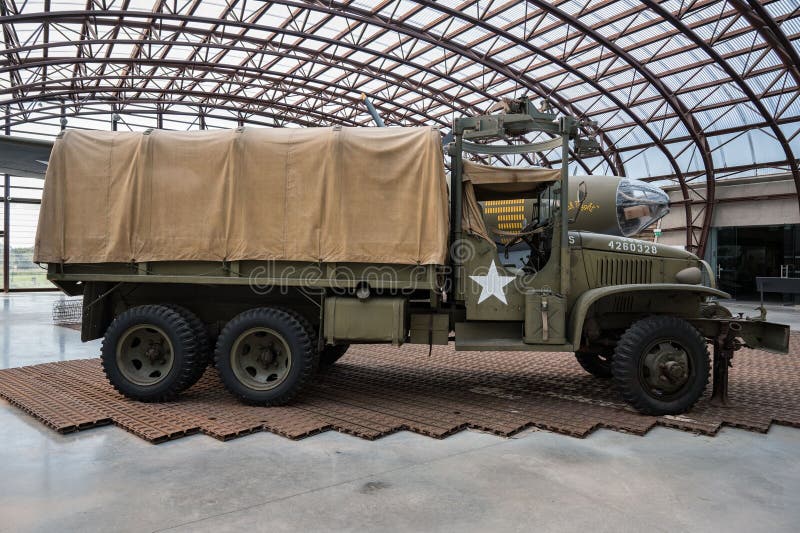 Side of an Old American WWII Dodge WC-62 6x6 Truck Editorial Stock ...