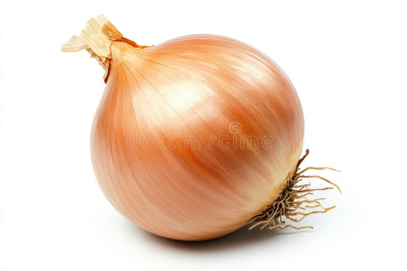 A Side of an Onion on Isolated White Background No Shadow.Generative AI ...