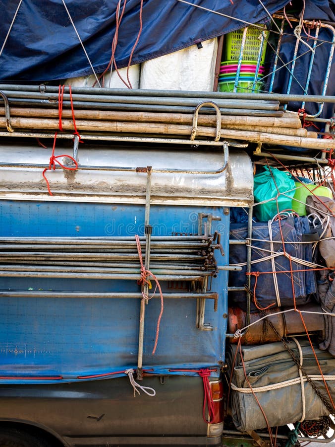 Side of the Pickup Truck that Loads Stock Image - Image of load ...