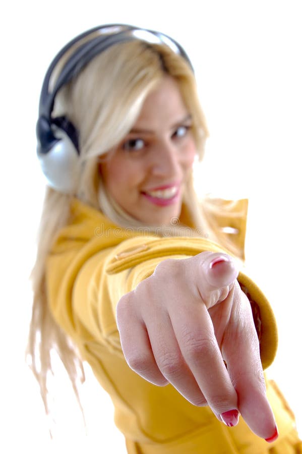 Pointing to a model house stock image. Image of home - 35908363