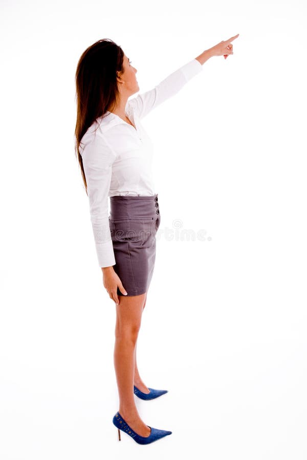 Standing businesswoman stock image. Image of beautiful - 17230417