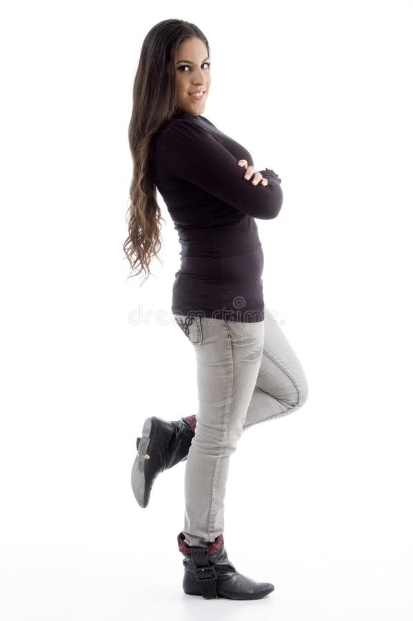 Side Pose of Boy Watching Tv Stock Image - Image of show, watch: 7417905