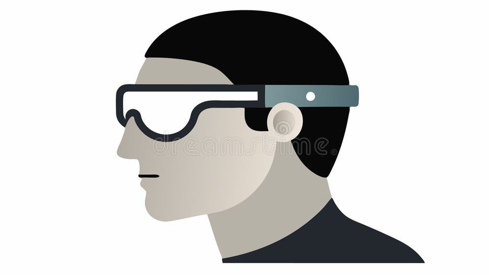 Side Profile of Smart Glasses the Glasses Shown from the Side ...