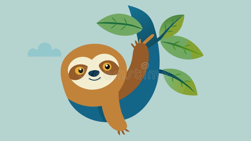 Side Profile of an Unimpressed Sloth this Illustration Shows a Side ...