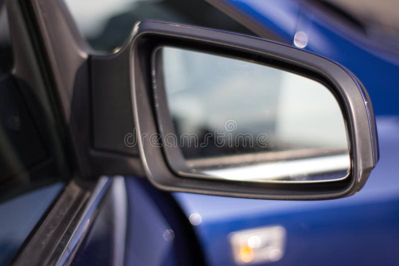 Side Rear View Mirror on the Car Stock Photo - Image of detail, parking ...