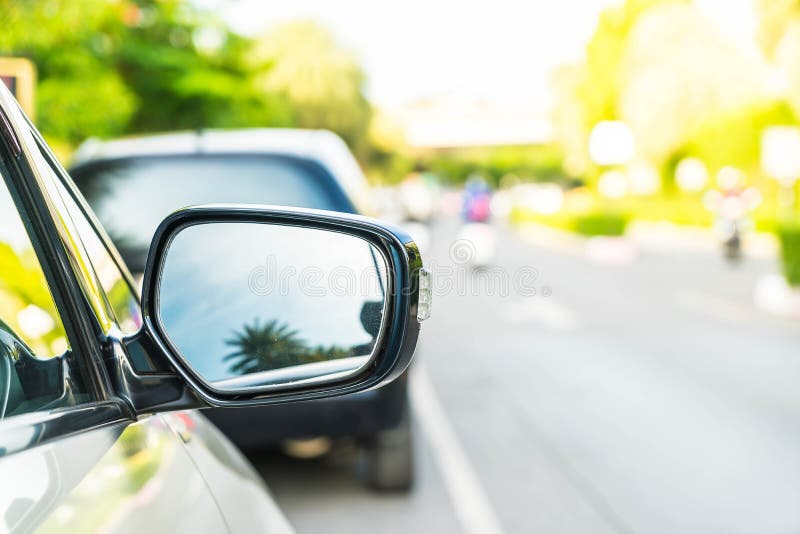 Side rear-view mirror stock image. Image of rear, sideview - 91494371