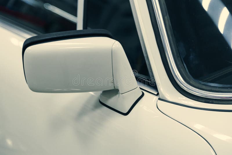 Side Rear-view Mirror on a Modern Car Stock Image - Image of drive ...
