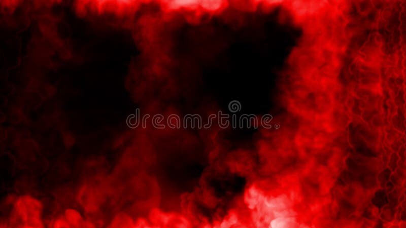 Side Red Smoke or Clouds Frame for Content, Isolated - Abstract 3D ...