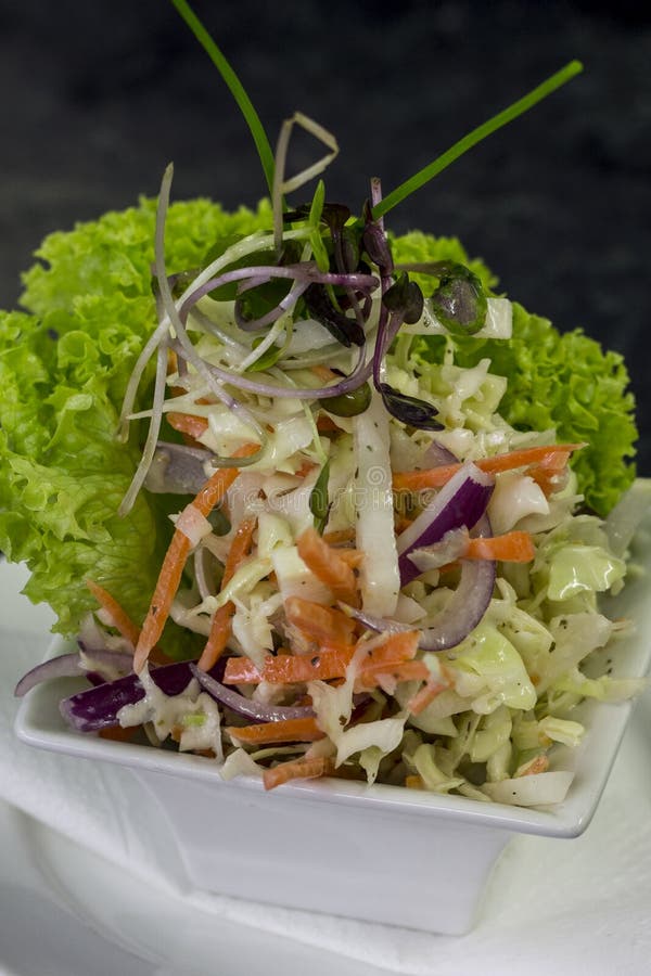 Side salad stock photo. Image of lettuce, crunchy, dressing - 41365446