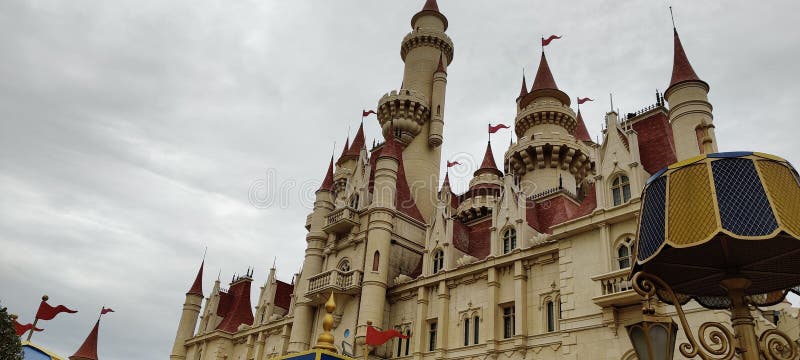 Disney Castle Building in Universal Studios,a Famous Tourist Spot in ...