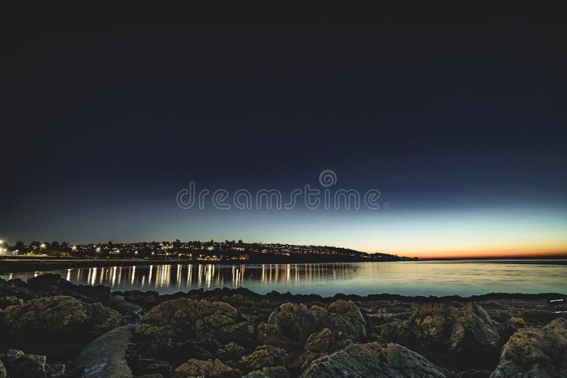 Side Shot of an Old Wooden Pair at Sunset Stock Photo - Image of ...