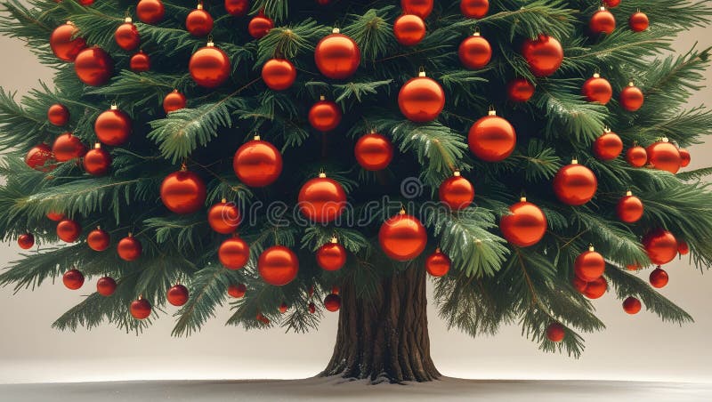 A Side-by-side Comparison of Two Christmas Trees. the Left Tree is a ...