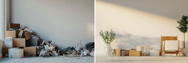 Comparison of Cluttered Interior Space Versus Organized and Serene ...