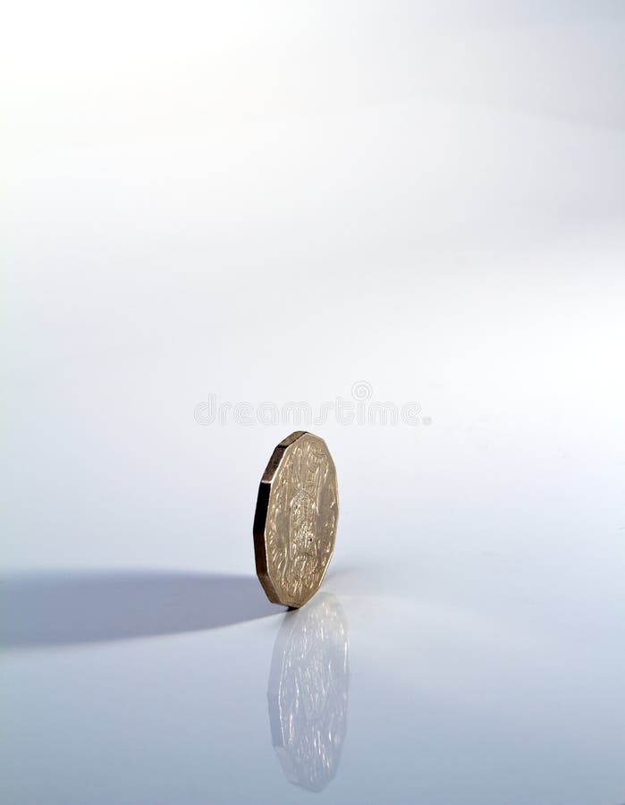 Side of silver coin stock image. Image of roll, bank - 25662647