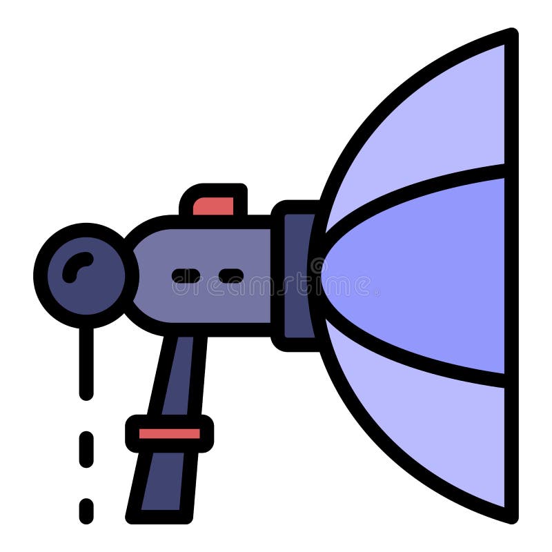 Side of Softbox Icon Color Outline Vector Stock Vector - Illustration ...