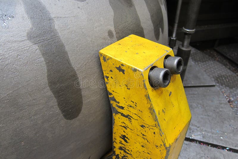 Side stopper stock photo. Image of machine, hand, fixture - 73909868