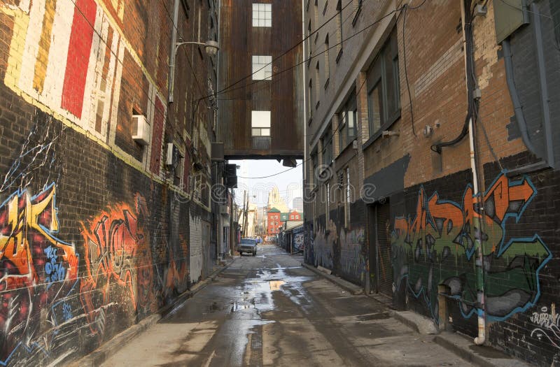 Side street stock photo. Image of architecture, toronto - 12581202