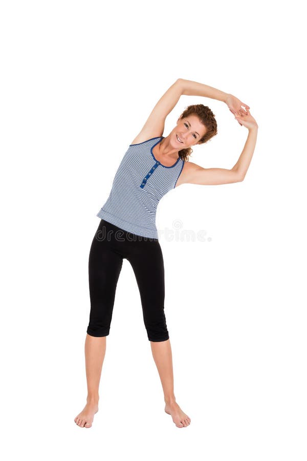 Side stretch stock photo. Image of relaxation, health - 47432808